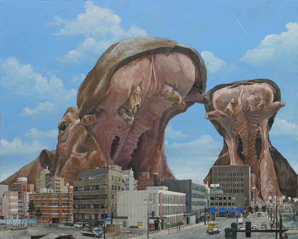 Searching for paradise: surreal paintings by Shuichi Nakano