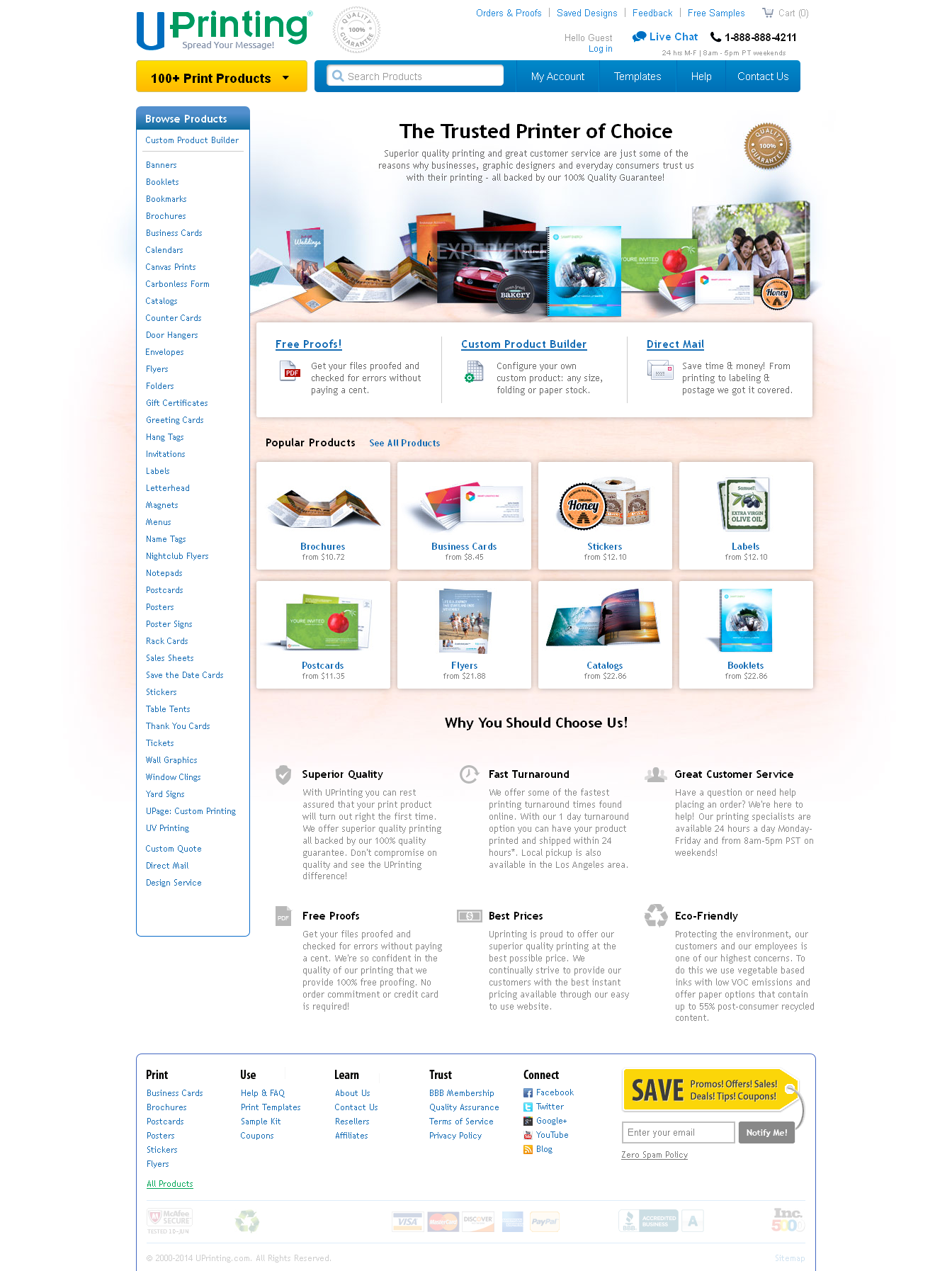 5 printing companies to get your marketing material at a low price