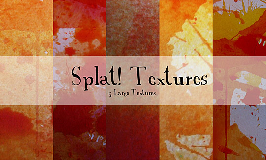10 free paint Photoshop textures packs