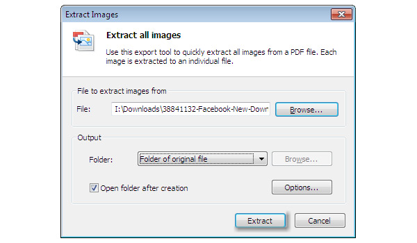 How to extract images from PDF files