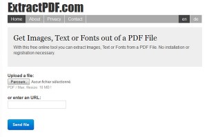 How to extract images from PDF files