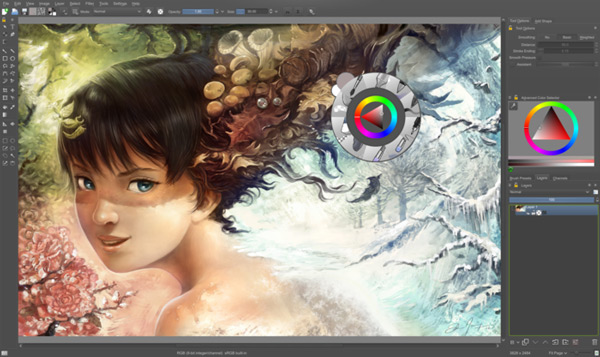 Krita, the open source painting software, get funded on Kickstarter