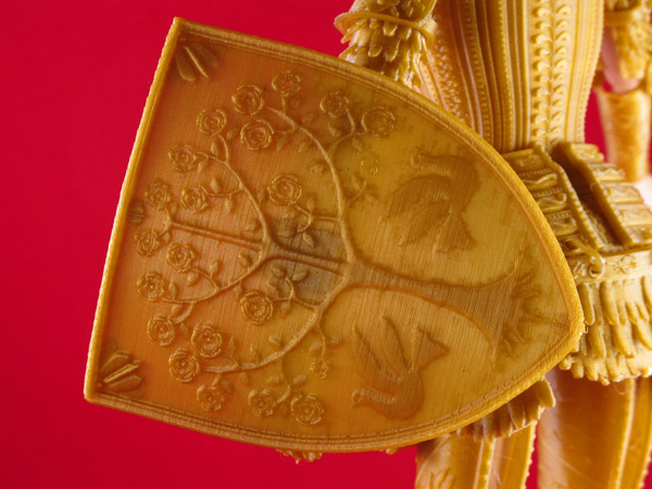 3D printed medieval armor for Barbie dolls