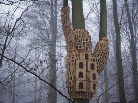 12 cool architectural birdhouses