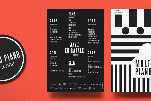 Visual identity for "Molto Piano"