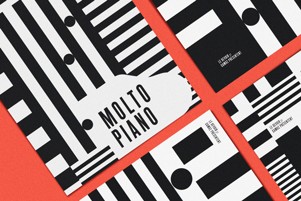 Visual identity for "Molto Piano"