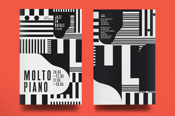Visual identity for "Molto Piano"