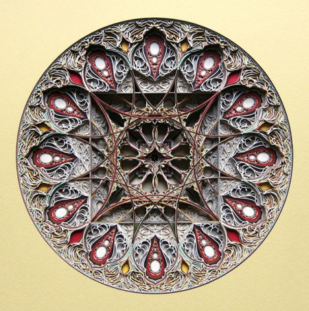 Amazingly detailed laser cut paper art by Eric Standley