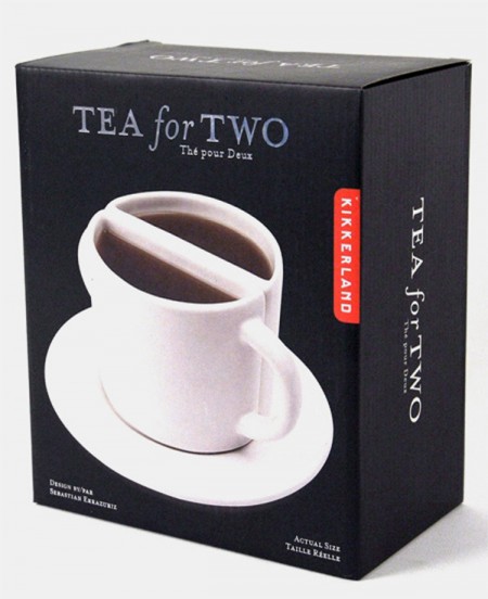 Tea for two: a cup that splits in two