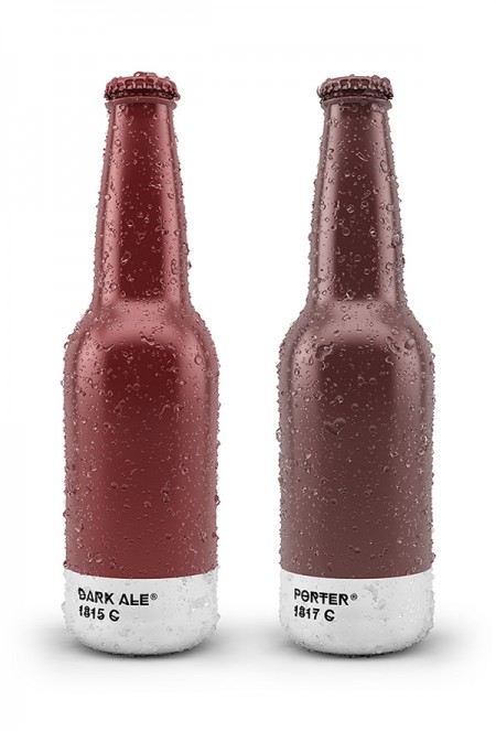 Pantone-inspired beer packaging
