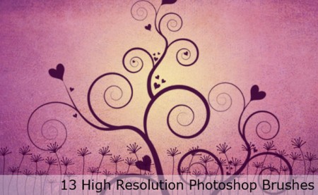 20 free swirl Photoshop brushes