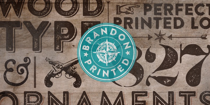 12 awesome woodblock style fonts
