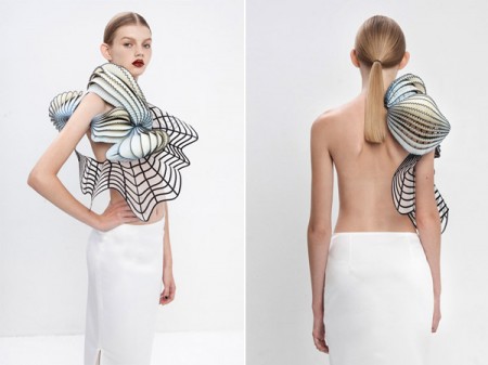 3D printed polymers for Noa Raviv's fashion collection