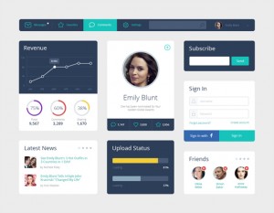 The flat UI toolkit: 10 free flat UI resources