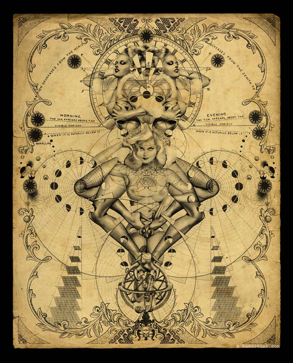 Stunning collages by Handiedan