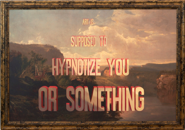 Typographic art by Wayne White