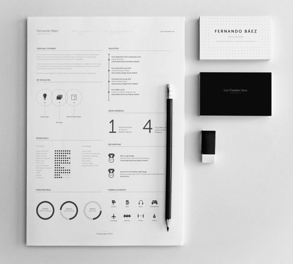 15 beautiful resume designs for your inspiration