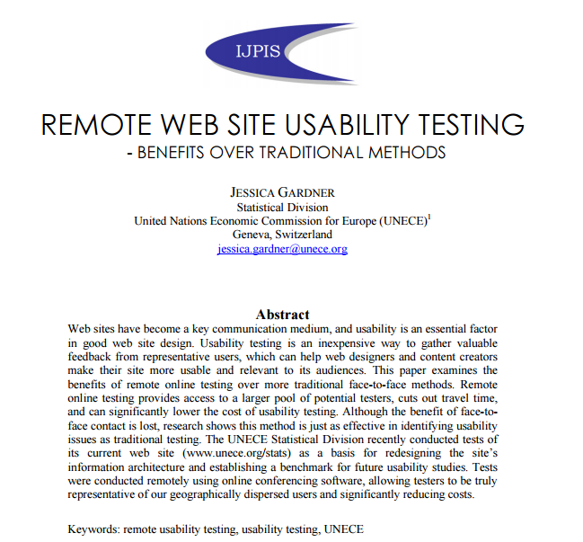 10 PDF reports to learn about usability