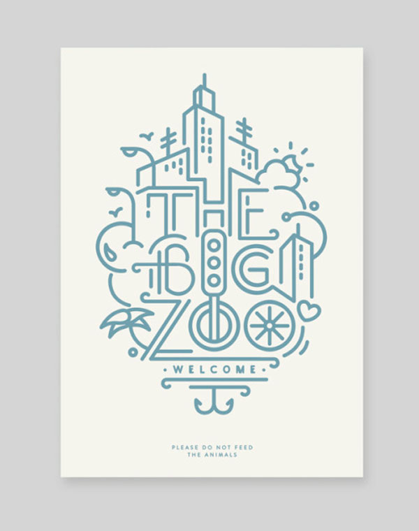 A collection of inspiring line-based logos