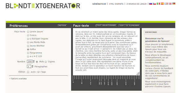 Tired of Lorem Ipsum? Here are some cooler alternatives