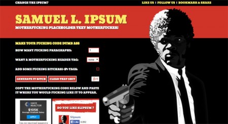 Tired of Lorem Ipsum? Here are some cooler alternatives