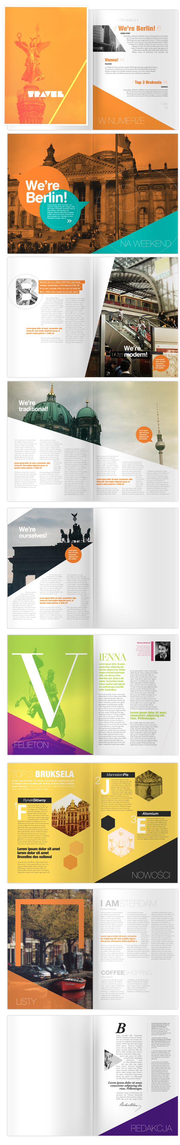 A collection of well-designed magazines