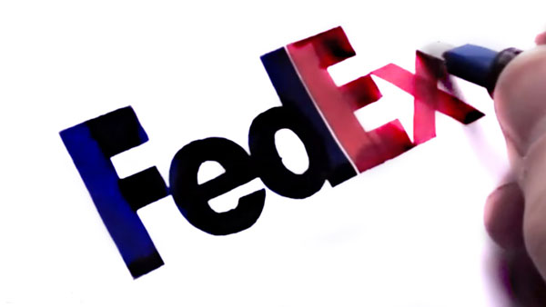 Seb Lester shows off his calligraphy skills by re-creating famous logos