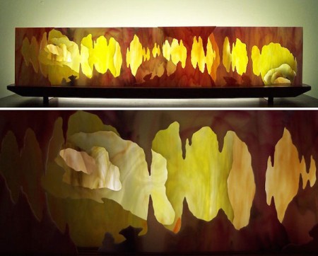 Customizable 3D layered glass sculptures