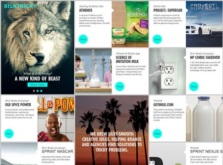 10 good examples of grid-based web design