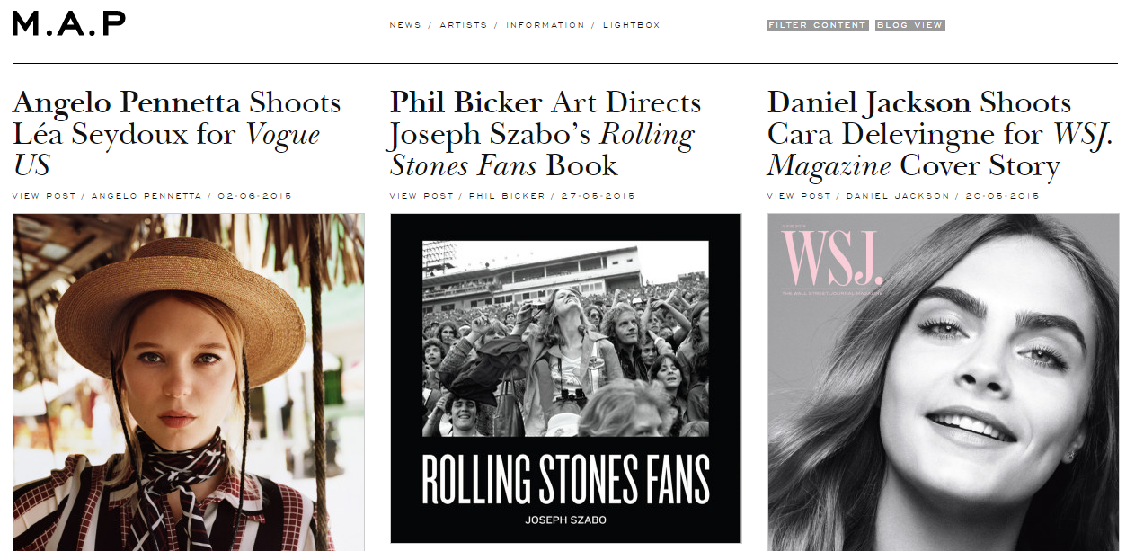 10 good examples of grid-based web design