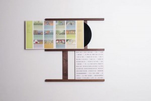 A clever frame for vinyl display