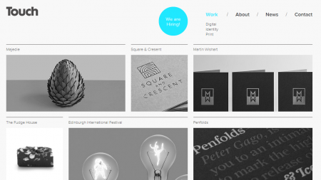 10 good examples of grid-based web design