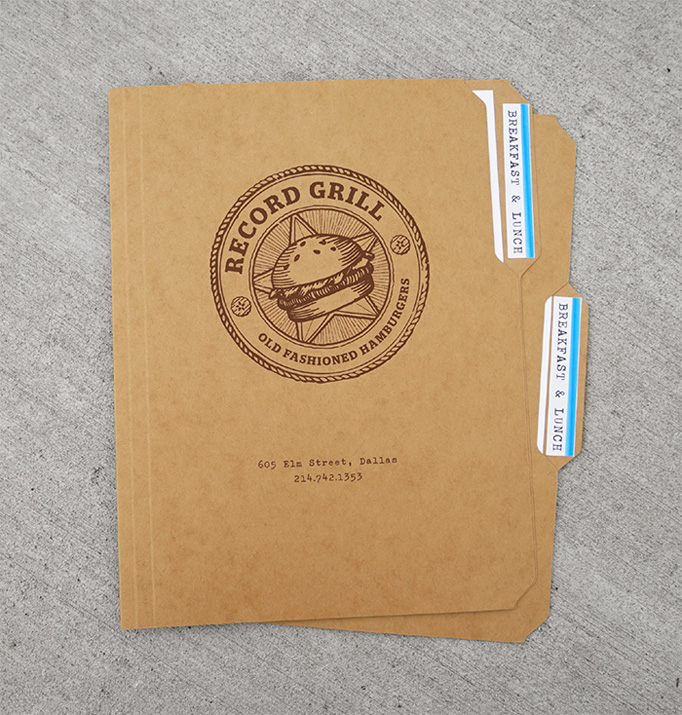 Menu design at its best