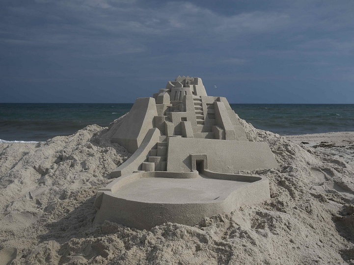 Stunning architectural sand castles by Calvin Seibert