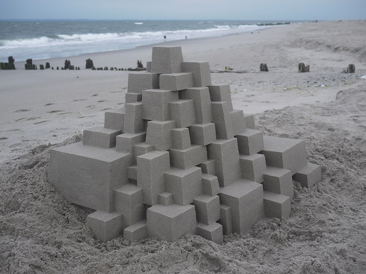 Stunning architectural sand castles by Calvin Seibert