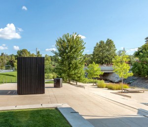 This small cabin can unfold into an open-air library