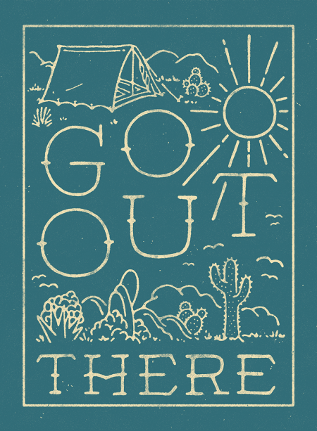 Typographic prints and t-shirts by Yeah Awesome Wow Nice