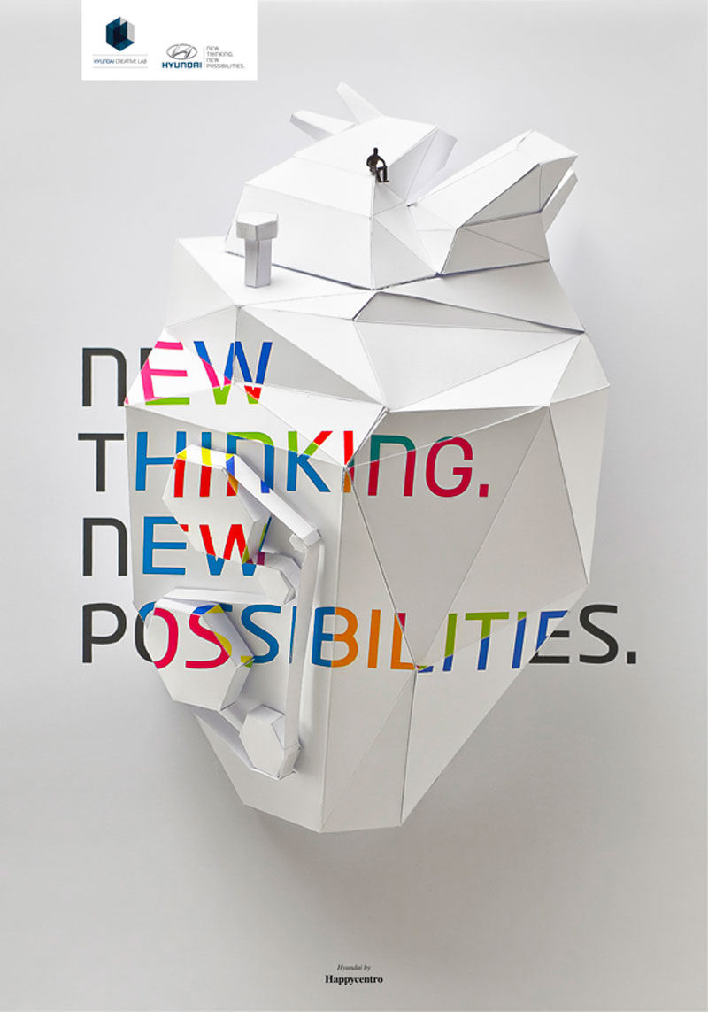 A look at Happycentro's design work with paper