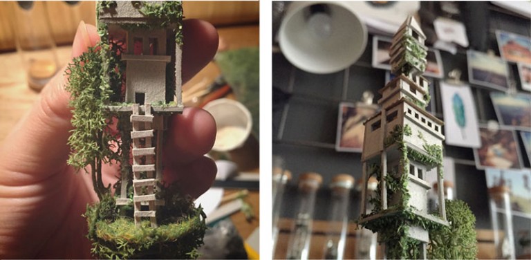 Micro Matter: wonderful tiny houses built in glass tubes