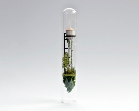 Micro Matter: wonderful tiny houses built in glass tubes
