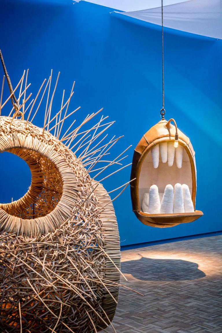 Sit in a monster's mouth with these predator chairs
