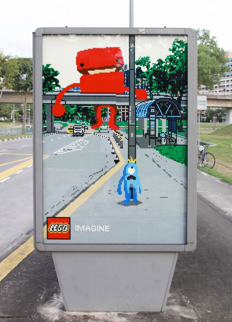 A collection of creative ads for Lego