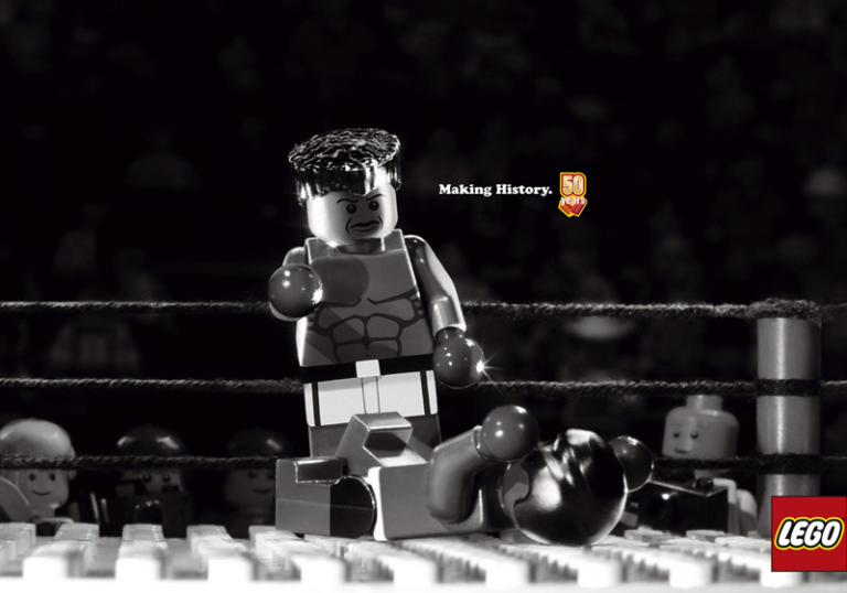 A collection of creative ads for Lego