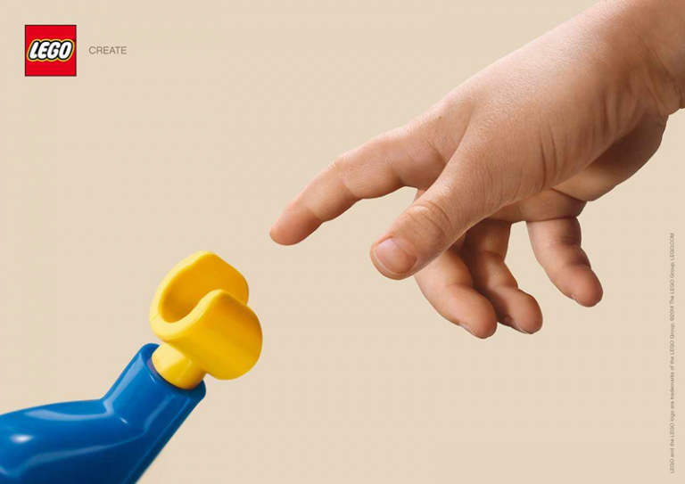 A collection of creative ads for Lego
