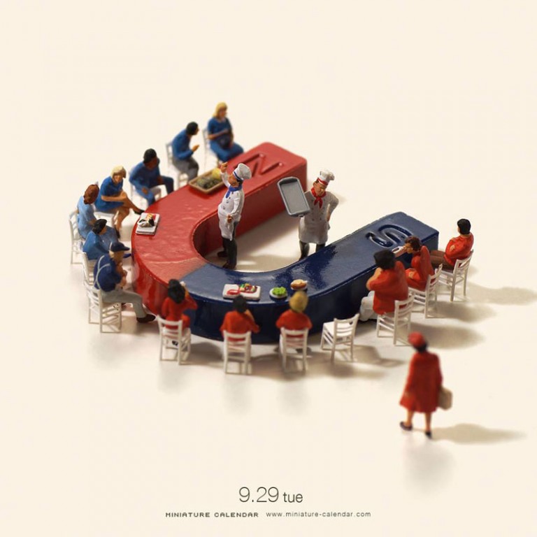 New mini-people scenes by Tatsuya Tanaka