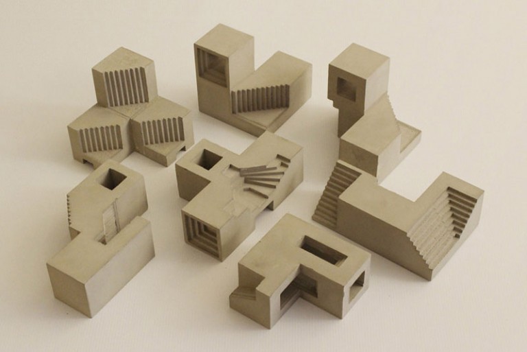 Concrete Architectural Sculptures by David Umemoto