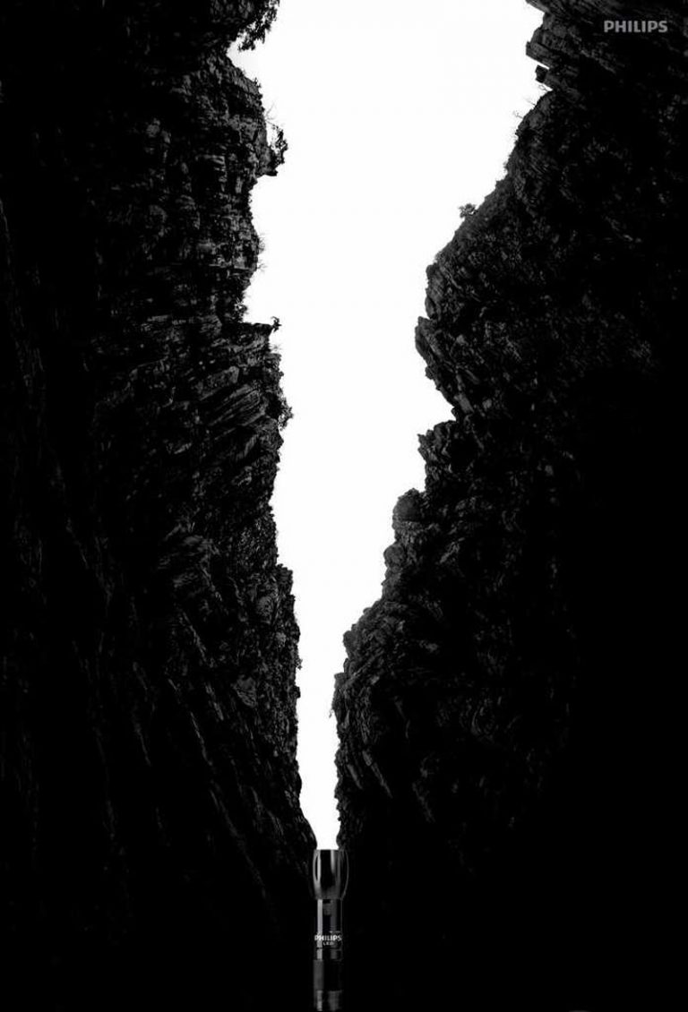 The power of negative space in advertising