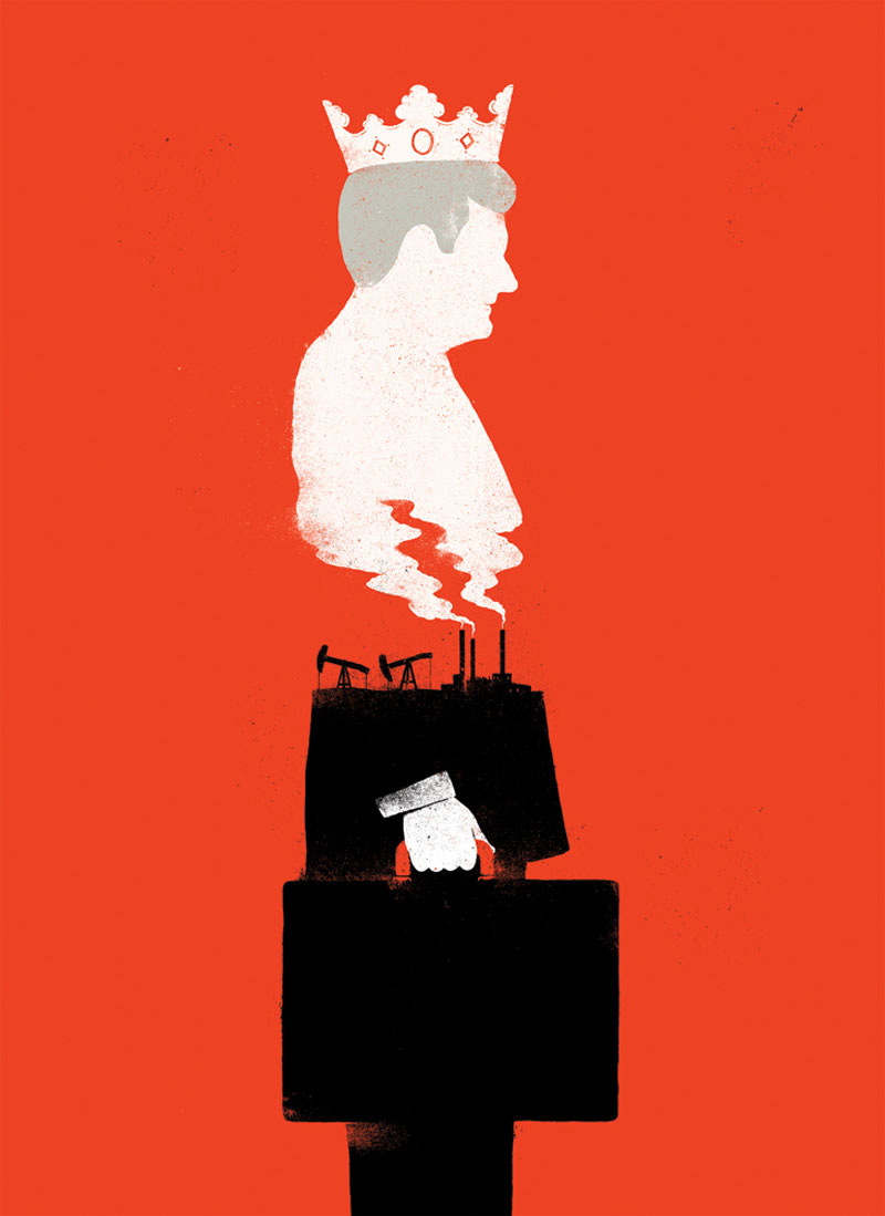 Sébastien Thibault creates excellent editorial illustrations