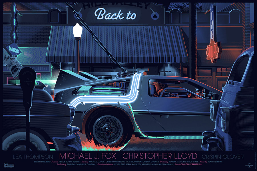 Retro-futuristic movie posters by Laurent Durieux
