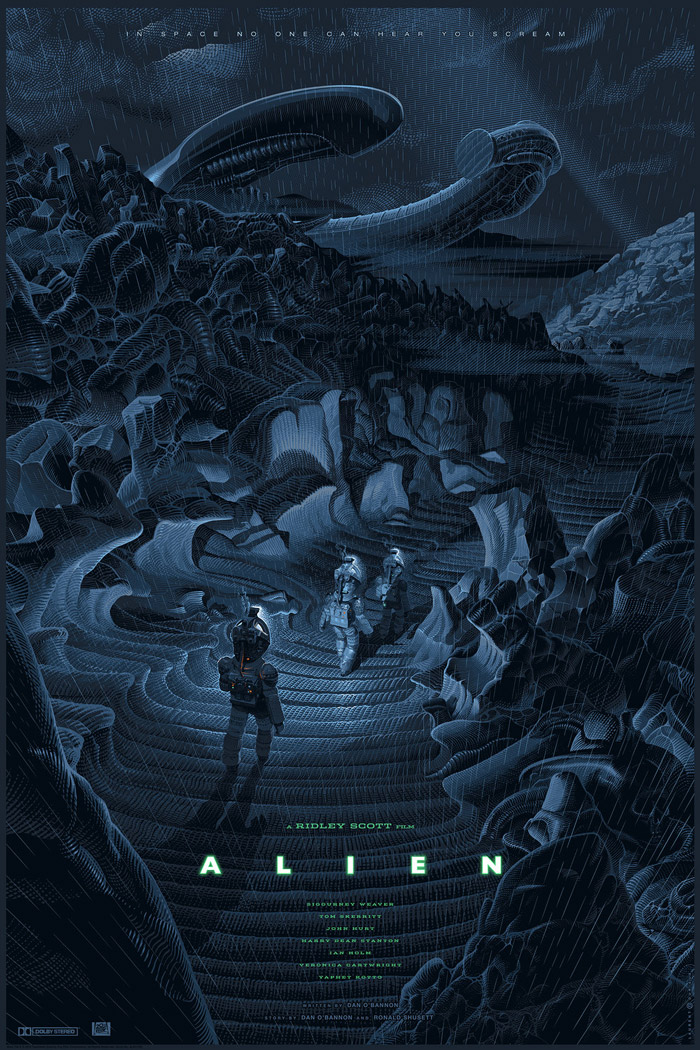 Retro-futuristic movie posters by Laurent Durieux